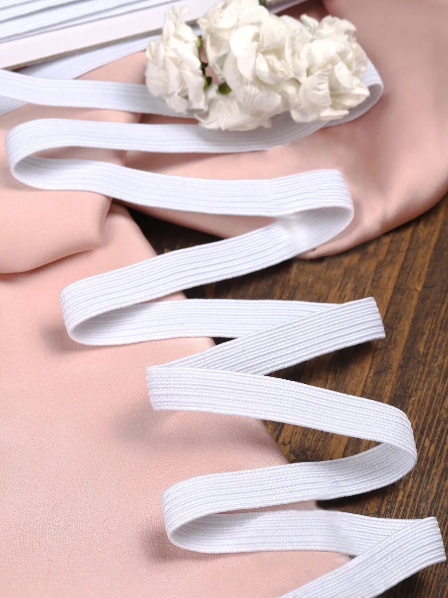 Резинка бельевая для шитья и рукоделия 10 мм 100 м