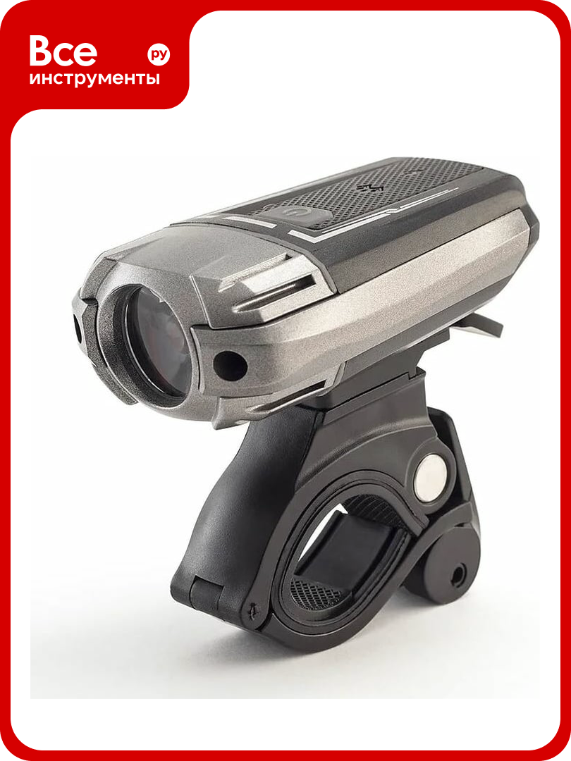 Велосипедный фонарь яркий ЛУЧ V-150 150лм, 3 реж. +мигающий, Li-Po 1200mAh, встр. ЗУ