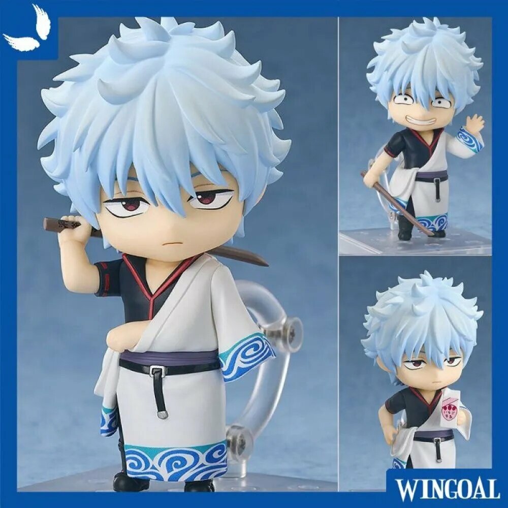 Фигурка Нендороид Гинтама Гинтоки Саката / Gintama Gintoki Sakata Подарки для болельщиков (10см) 2420