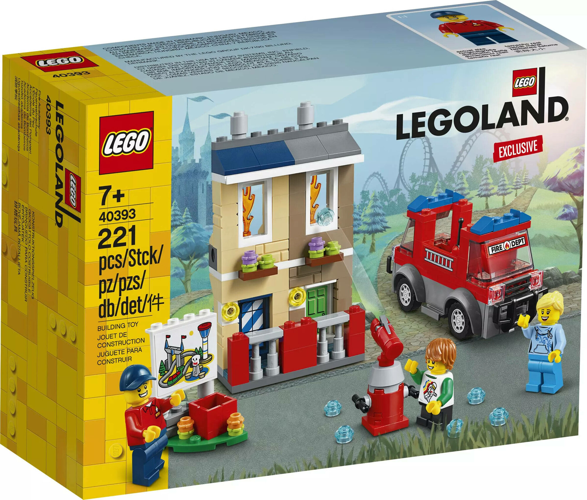 Конструктор LEGO Promotional 40393 Учебный центр для пожарных, 221 деталь, от 7 лет
