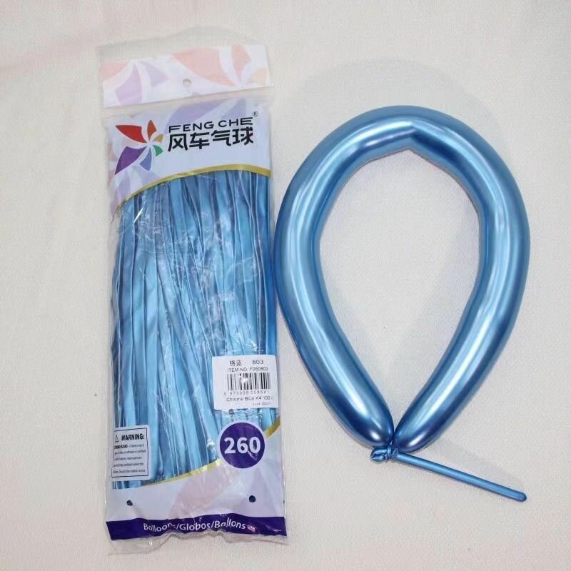 Ветряная мельница, металлический длинный полосатый шар 260, шар в форме цветка, длинный шар, украшение для вечеринки, волшебный шар, шар на день рождения