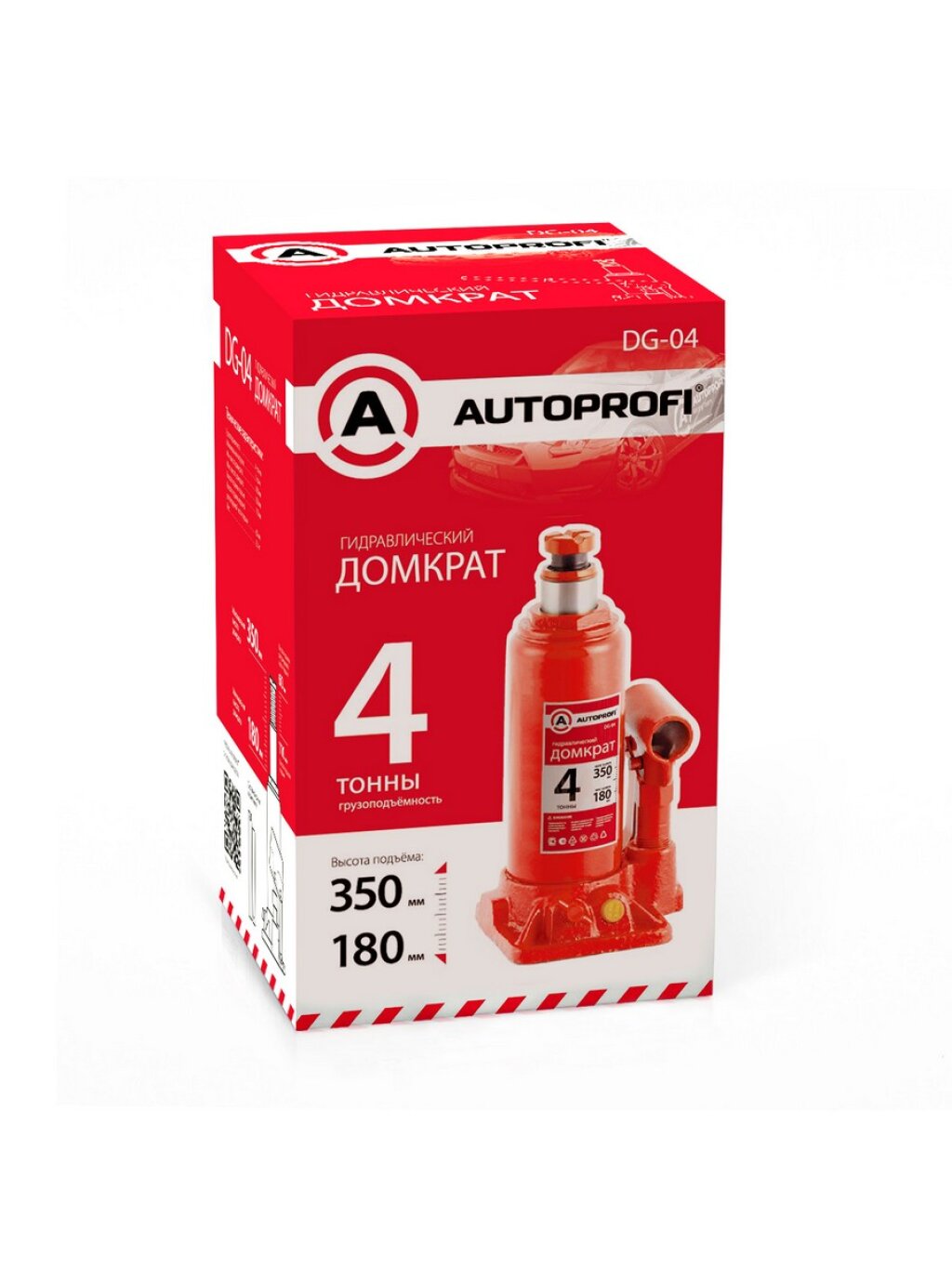 Домкрат бутылочный 4 т. Autoprofi 180-350 мм
