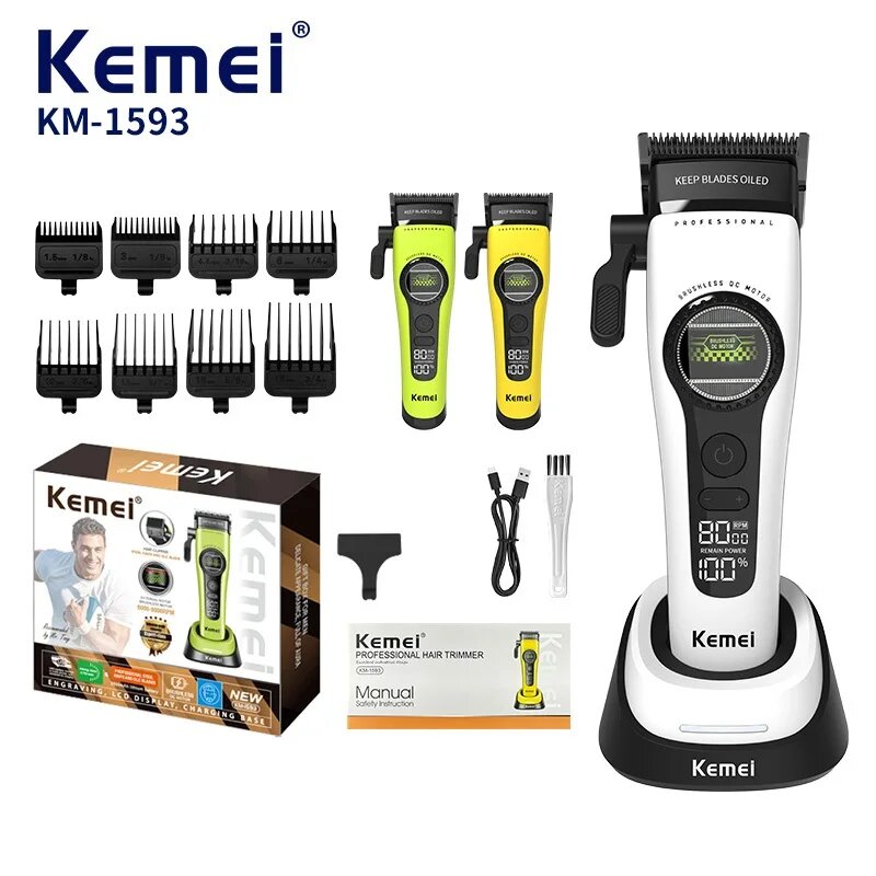 Kemei KM-1593 профессиональный триммер для волос