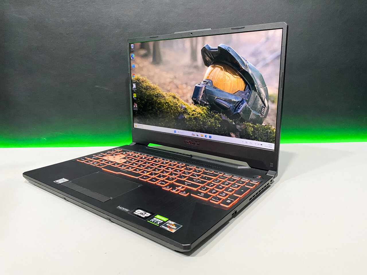 Игровой Ноутбук Asus TuF 15,6"140Hz/AMD Ryzen 7 5800H 8/16*3.20-4.40GHz/RTX 3060-6Gb/16Gb/SSD512Gb