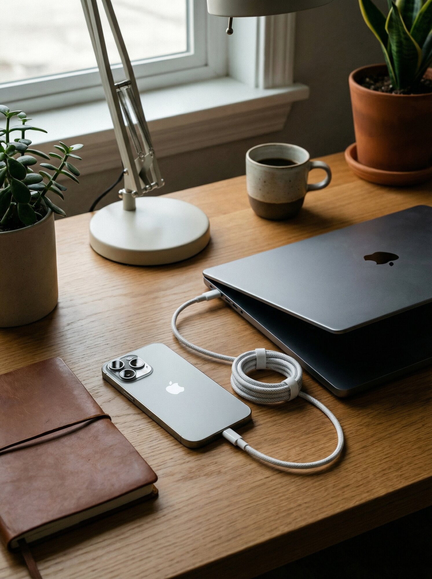 Кабель Type-C - Type-C для быстрой зарядки iPhone 15, 16, 17 Pro, Max, Plus, 60 Вт / совместим с новыми MacBook, iPad