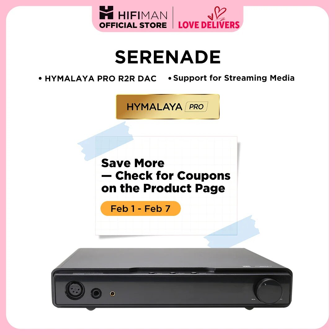 HIFIMAN SERENADE ЦАП и усилитель для наушников 220V