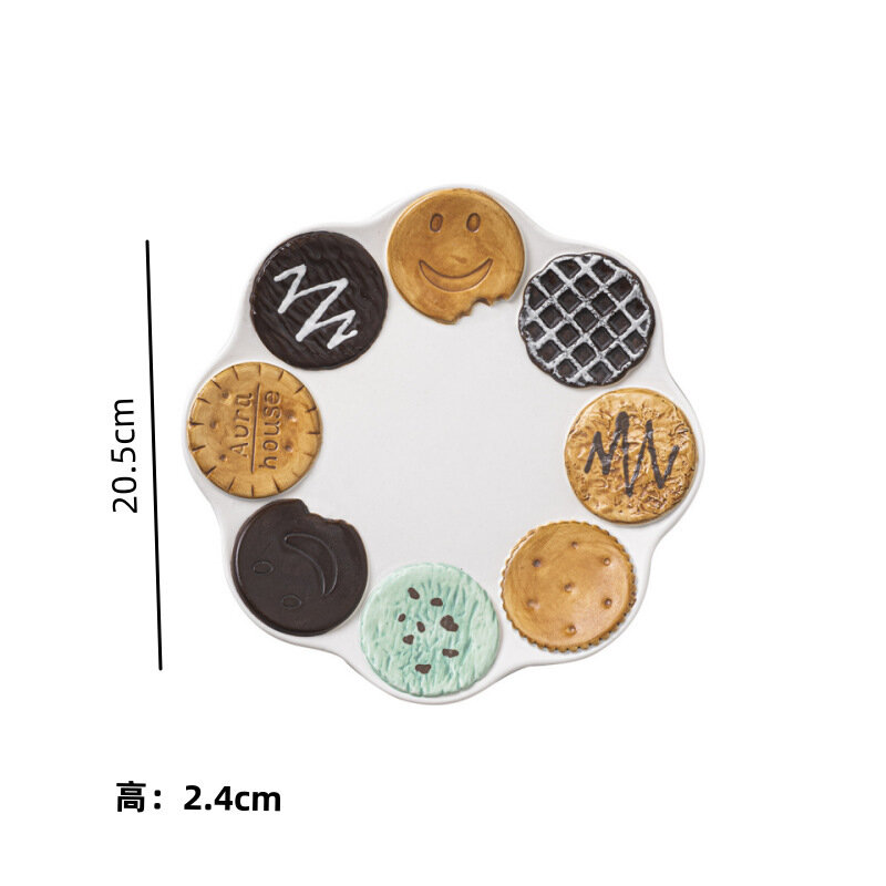 2026ins Милый корейский стиль керамическая чашка для воды, кофейная чашка, чашка для завтрака, тарелка для десерта, тарелка для завтрака, сухая серия посуды