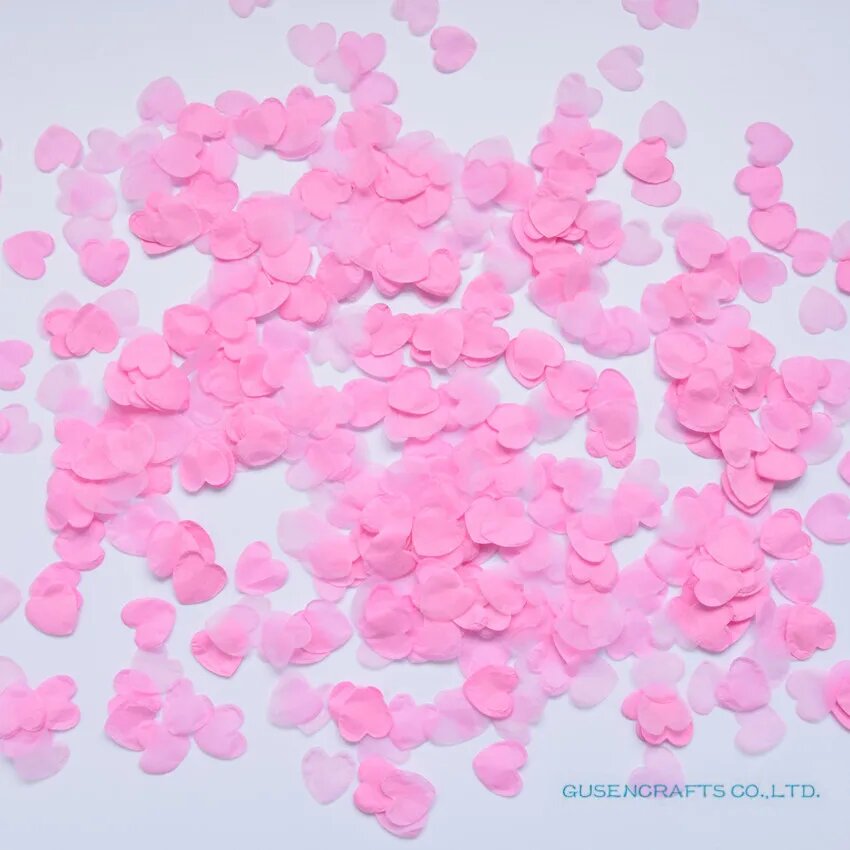 Радужные сердечки из ткани GSCRAFTS Розовый, HC02 Pink