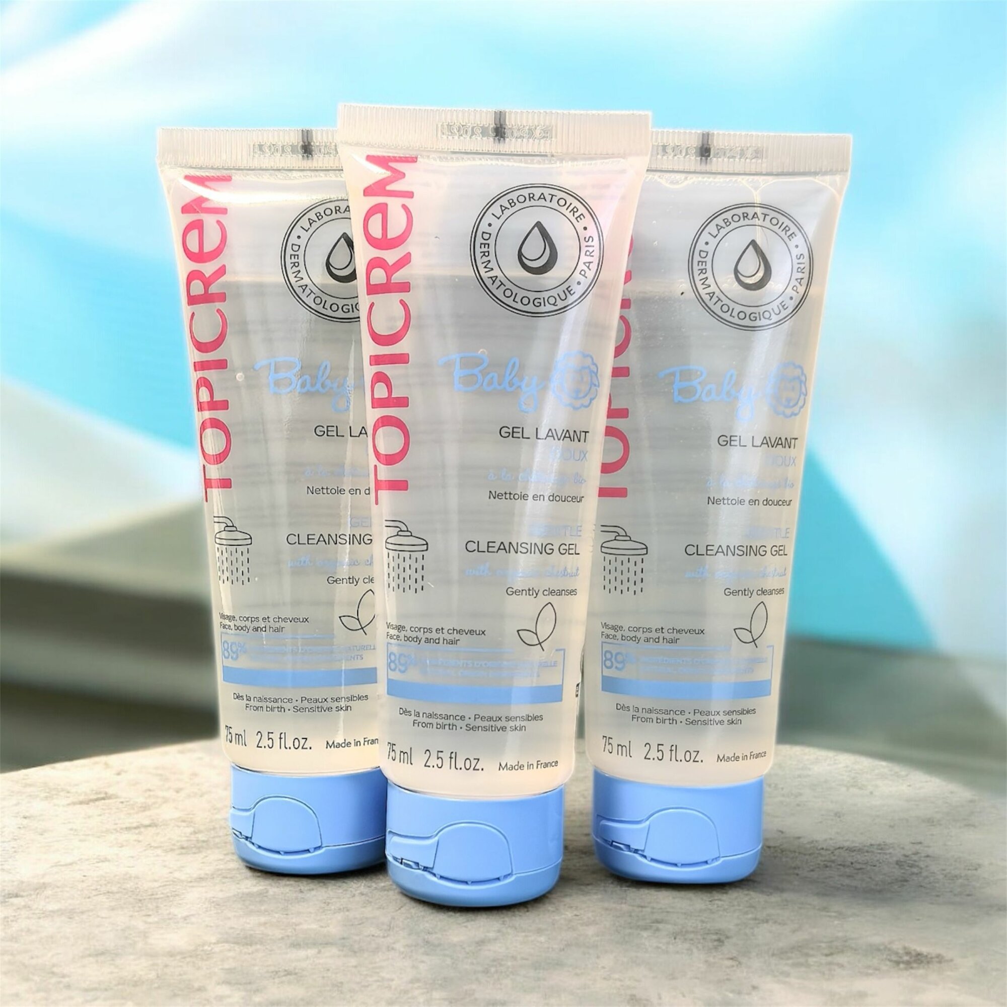 Топикрем бэби Нежный очищающий гель , 3*75 мл / TOPICREM BABY Cleansing Gel