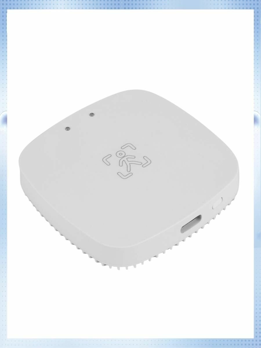 Датчик Присутствия Человека Tuya ZigBee MmWave С Настенным Креплением Для Измерения Яркости