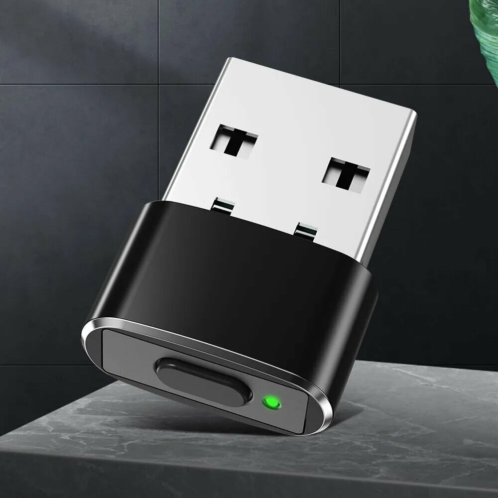 Мини-мышь Jiggler, кнопка включения/выключения, симулятор движения USB-мыши для настольного ноутбука