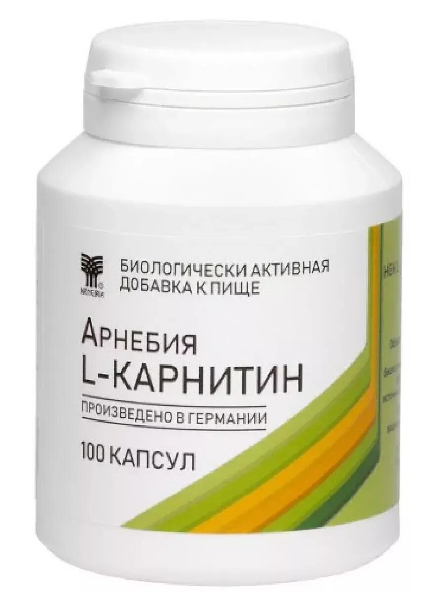 Арнебия l-карнитин 100 шт. капсулы массой 576 мг-1шт.