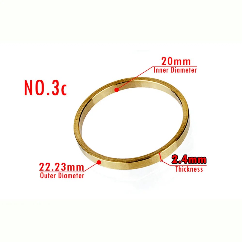 Z-LION Адаптеры для алмазных дисков 20/22.23/16 мм медные 3 шт. No.3c 22.23-20mm