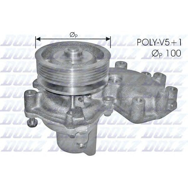 Насос водяной помпа для автомобиля, DOLZ S165 (1 шт.)