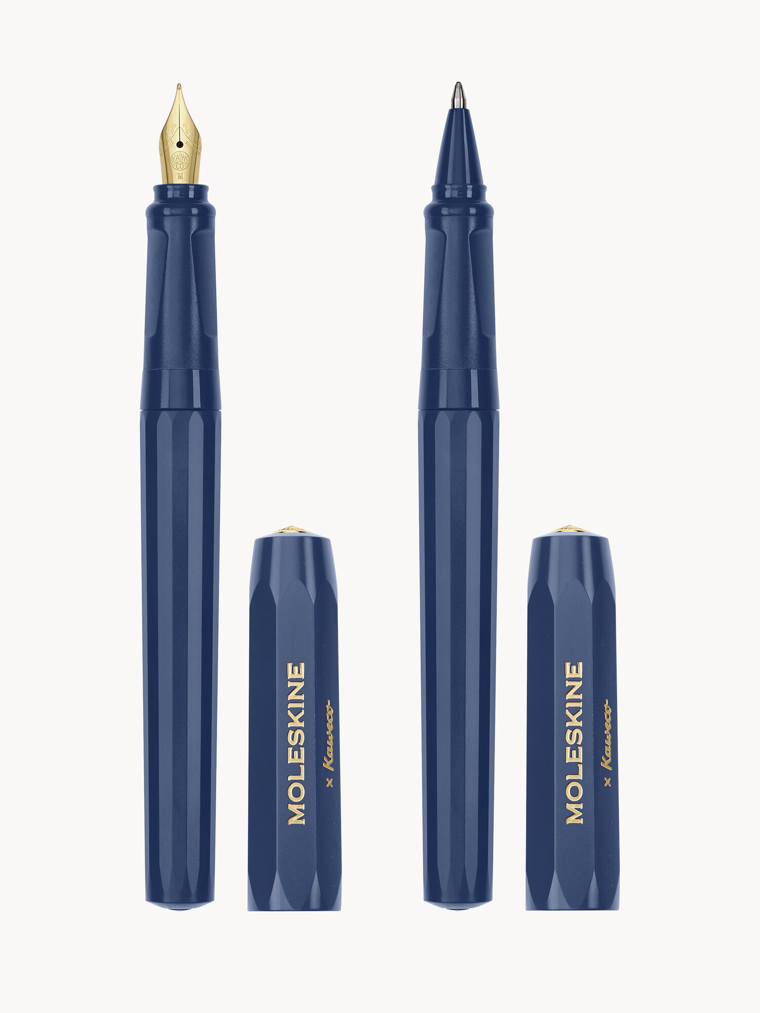 Подарочный набор Moleskine Kaweco KAWPENSETMBLUE Перьевая ручка + шариковая ручка, синий