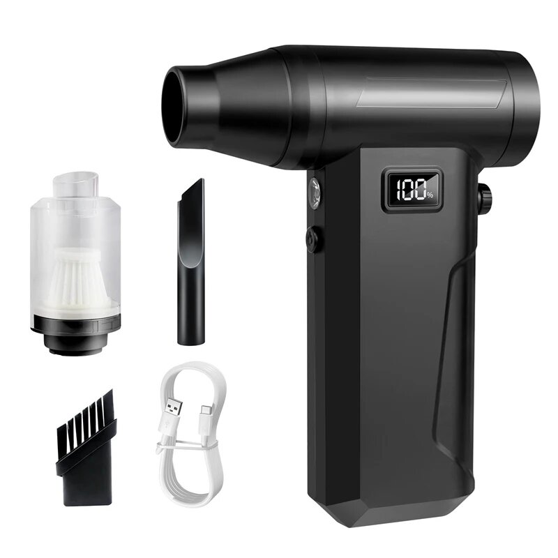 Портативный пылесос Xiaomi Black Fan Vacuum kit