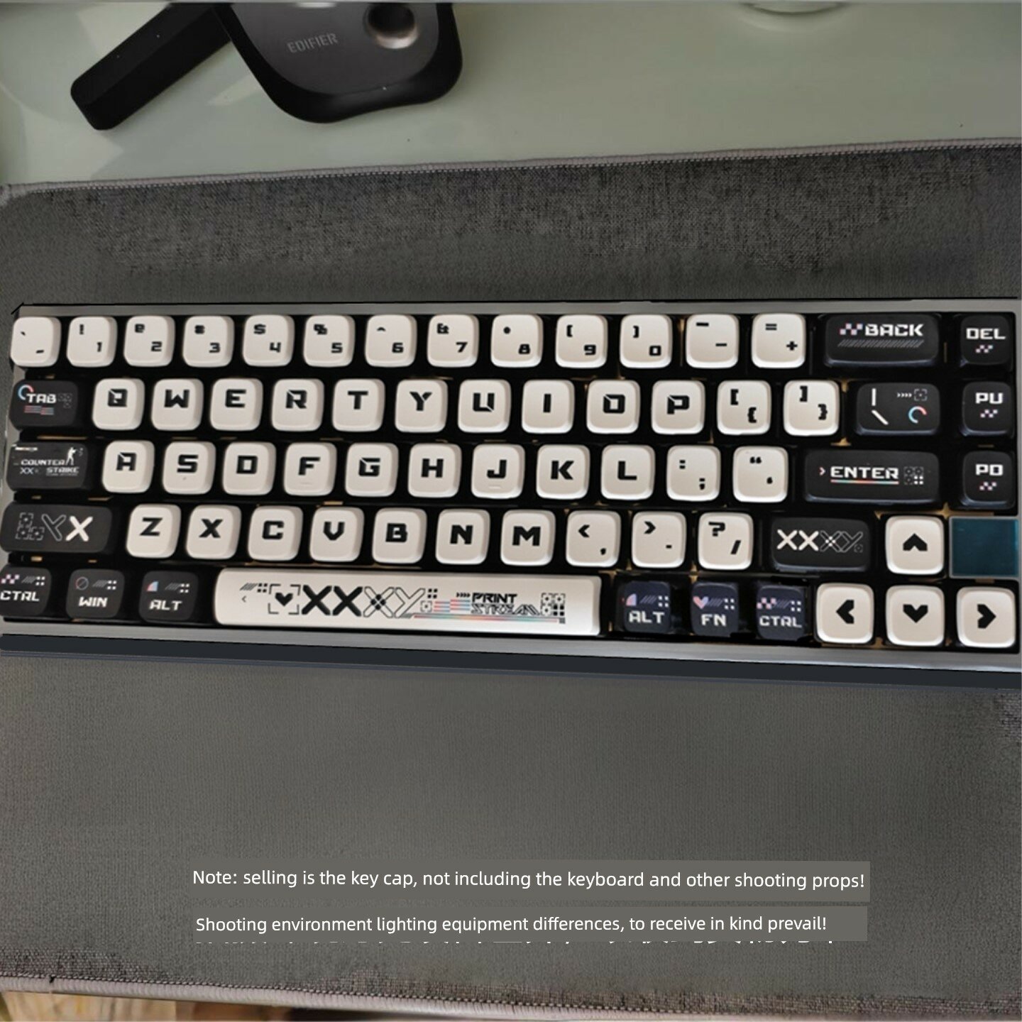 Набор накладок на клавиши с принтом CSGO, совместимый с Wooting Night Demon, Made68, Mage, Ace68, ATK68, RS6, EV63