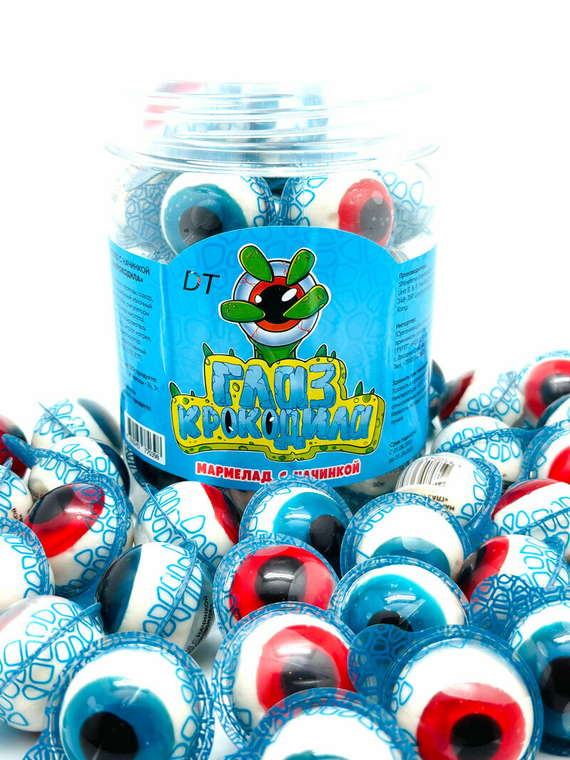 Мармелад Глаз Крокодила от брена DT, тутти-фрутти, без глютена, 320г