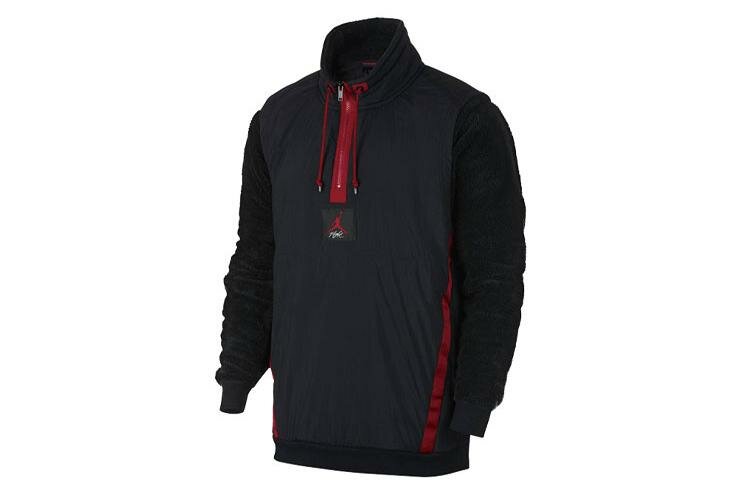 Куртка утепленная мужская Jordan с высоким воротником черная модель 7749834 M EU