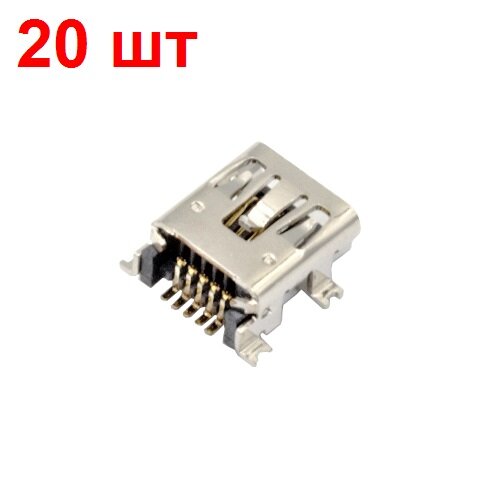 Разъем mini USB/Mini B 5pin гнездо 20 шт. 80010A-05G5T