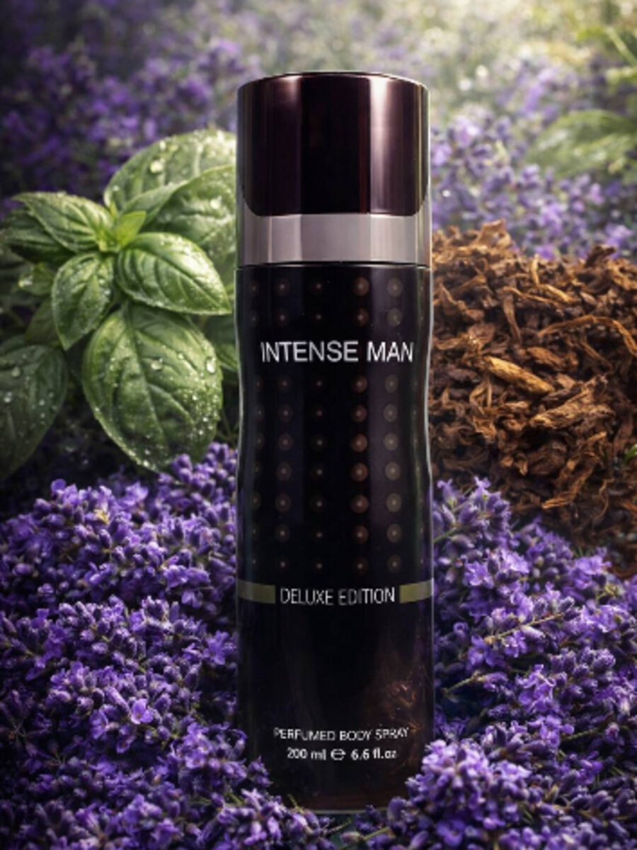 Дезодорант мужской Fragrance World Intense Man Deluxe Edition , 200 мл