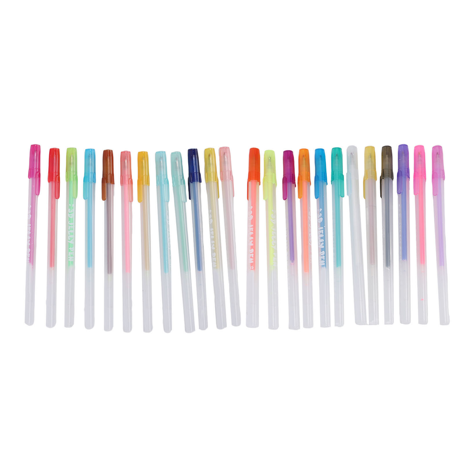 Набор гелевых ручек с 24 цветами чернил, тонкий наконечник 1,0 мм, для 3D-рисования, граффити и других поделок.