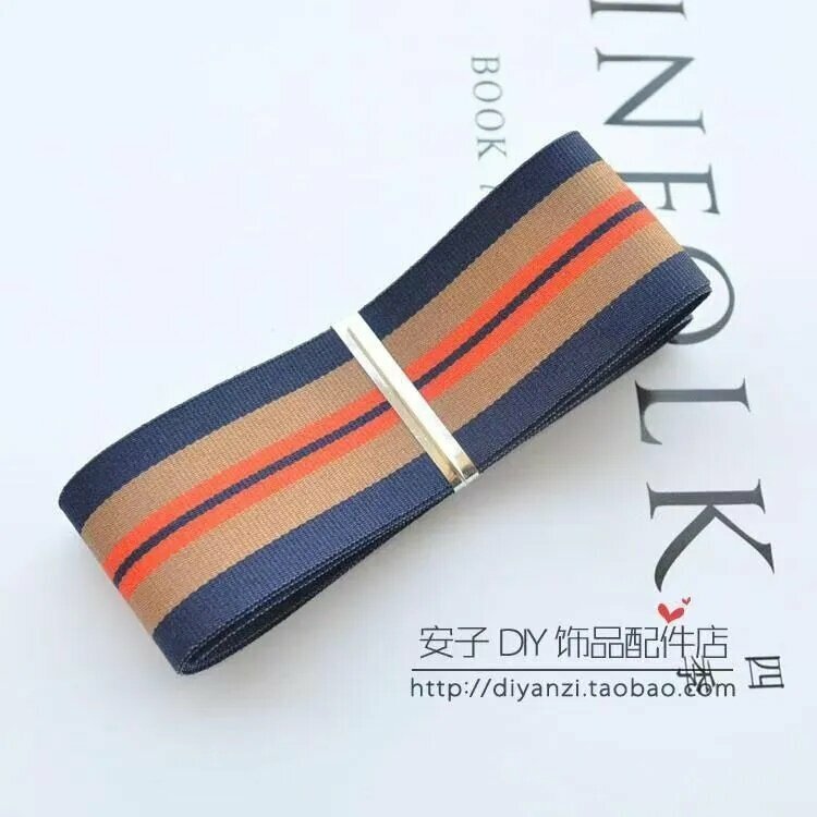 Тесьма для рукоделия, лампас трикотажная 25 мм x 10 м,