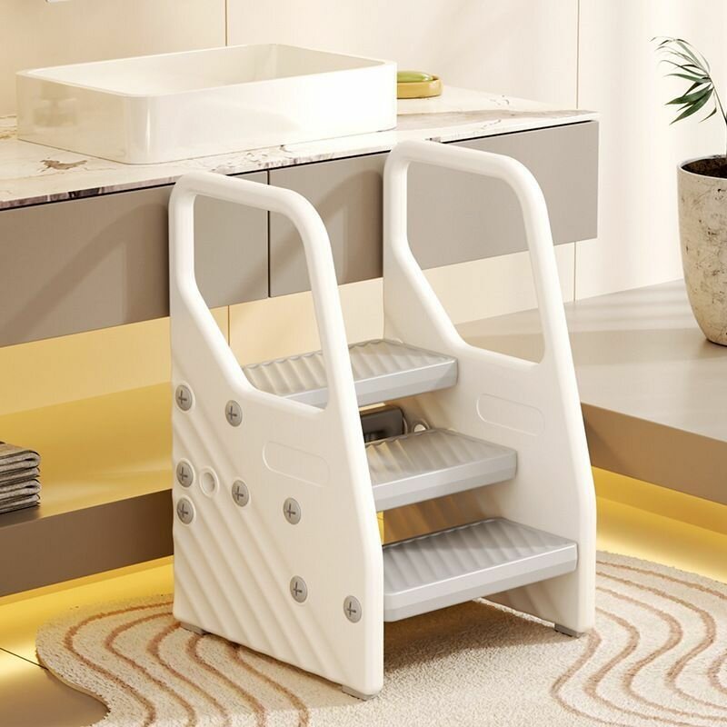 Пластиковая лестница для детей, ступени для табуретки в ванной. Детская лестница