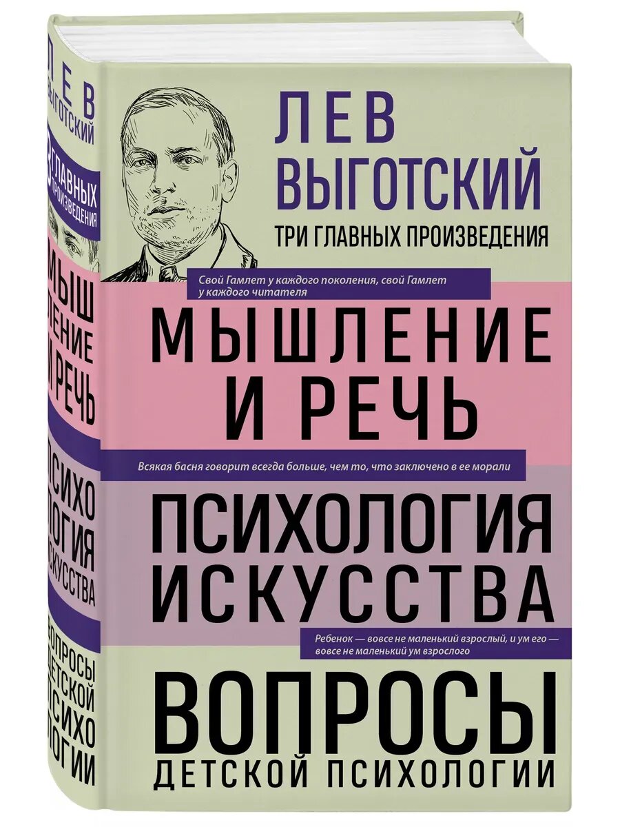 Лев Выготский. Мышление и речь. Психология искусства. Вопросы детской психологии