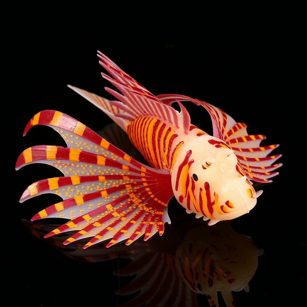Флуоресцентные украшения для аквариума с рыбами