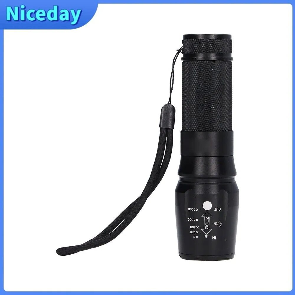 ИК-фонарик 850nm, 5W для пешего туризма, ручной фонарь, алюминиевый корпус, черный