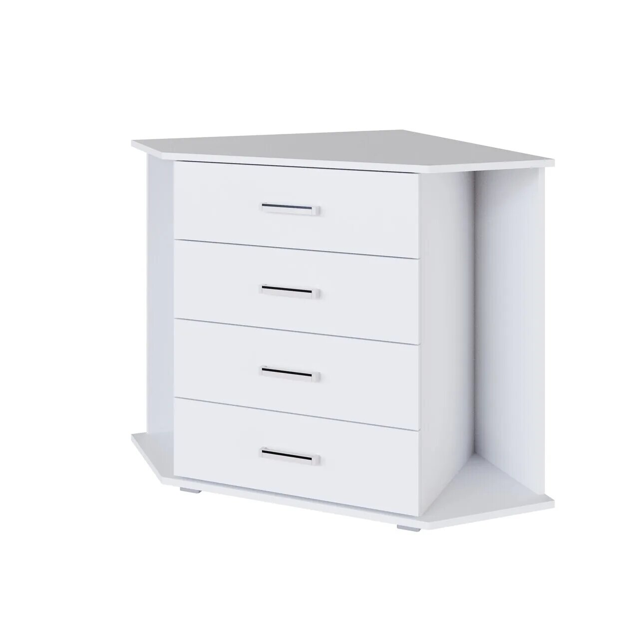 Комод «Катрин 7» роликовые направляющие, ЛДСП (Белый) 77х77х79