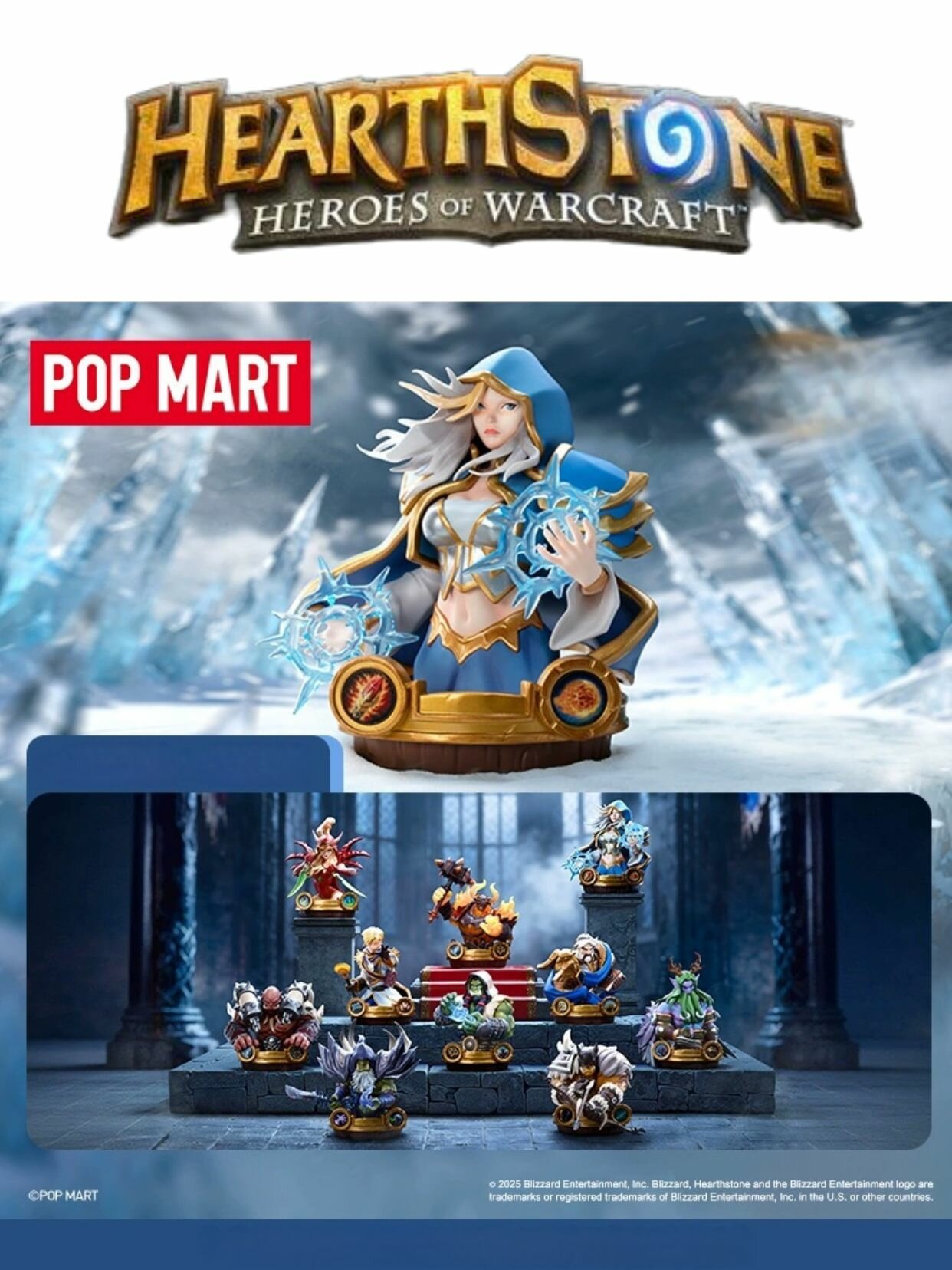 HearthStone Классические персонажи Слепая коробка, Случайно,1шт,9.2-10.5cm