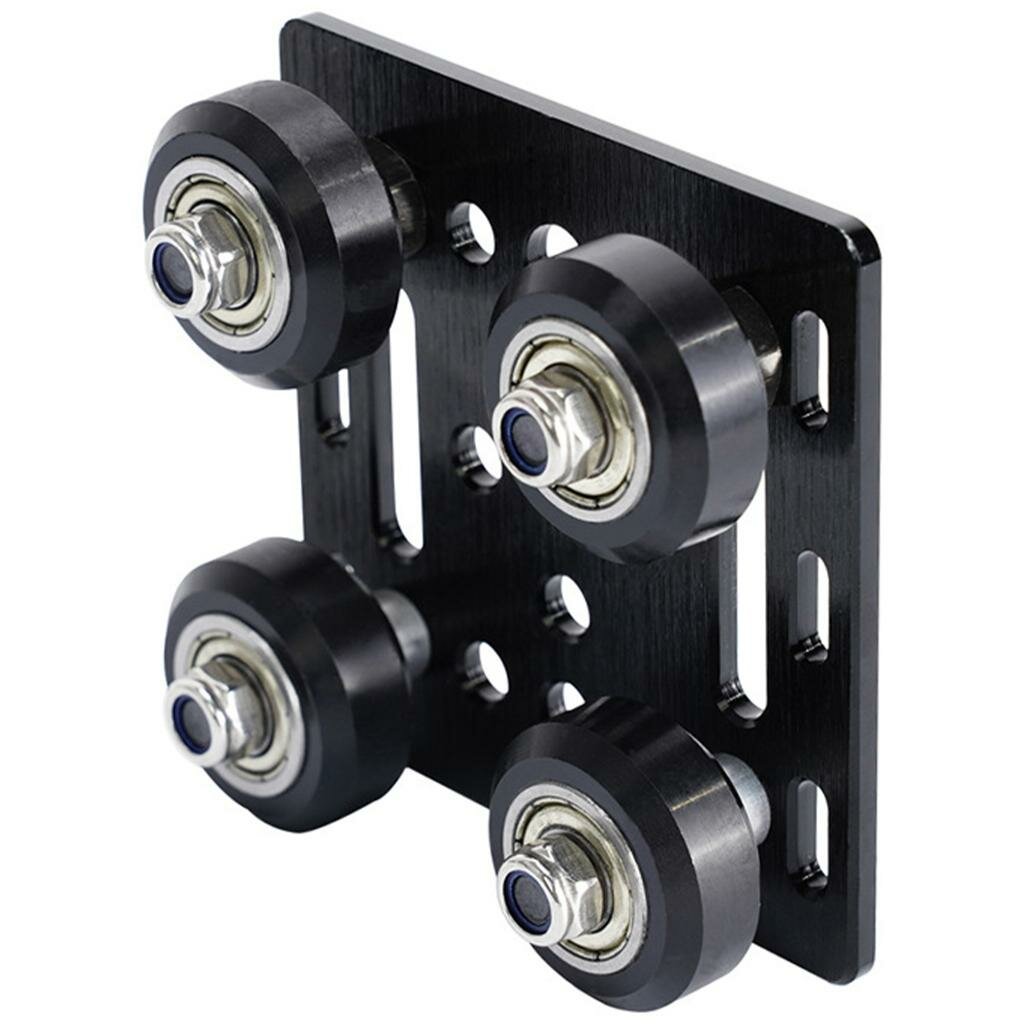 Модульные V-образные ролики для алюминиевого профиля 2020V, BK