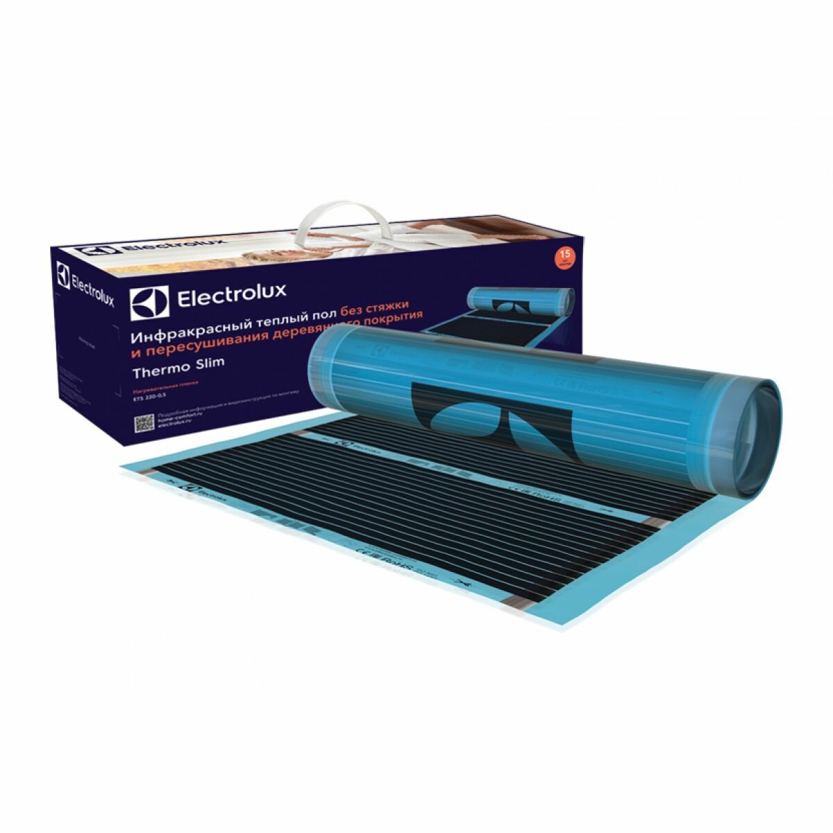 Пленка инфракрасная нагревательная Electrolux ETS 220-10 (комплект теплого пола)