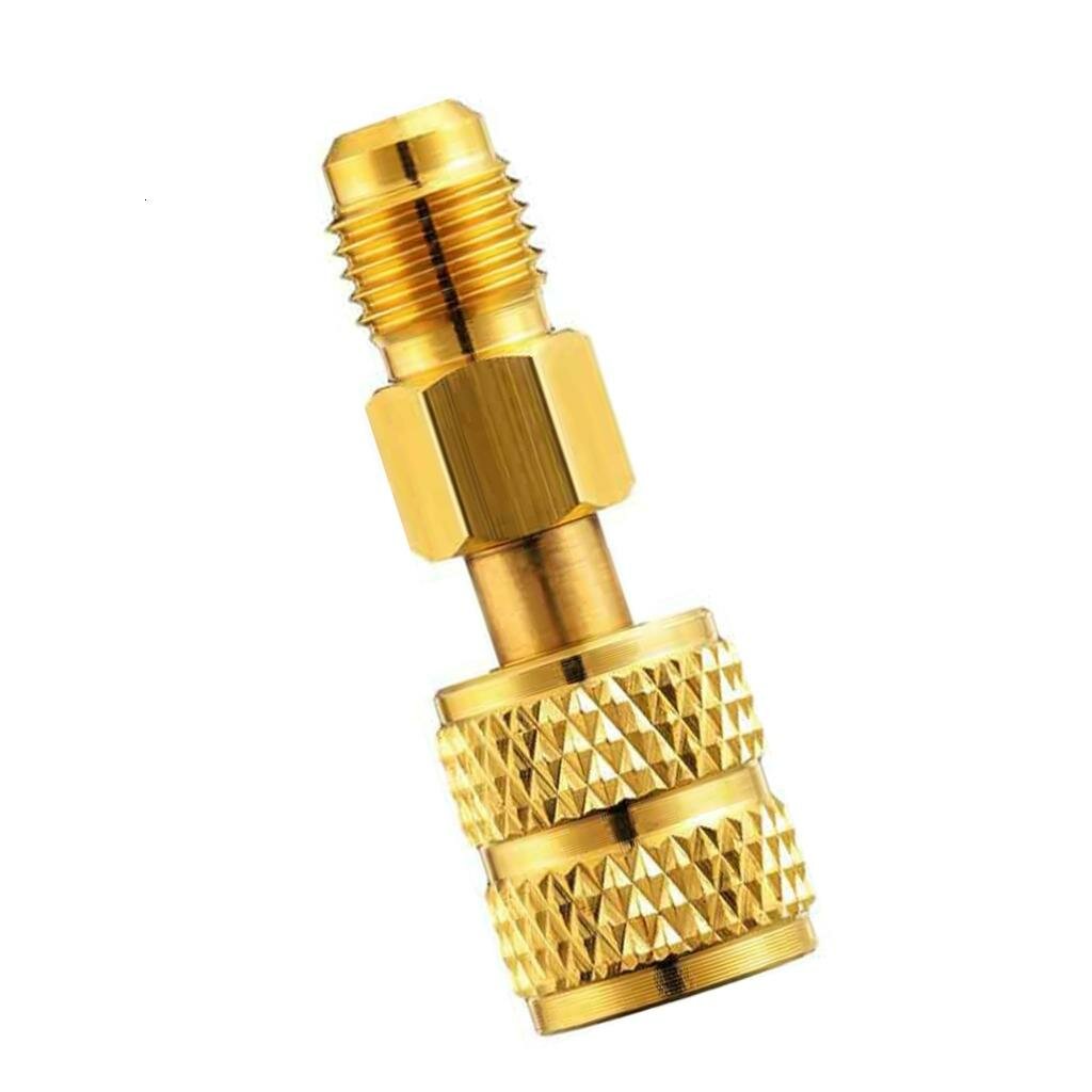 Адаптер R410A 5/16″ жен. — 1/4″ муж, 180 градусов