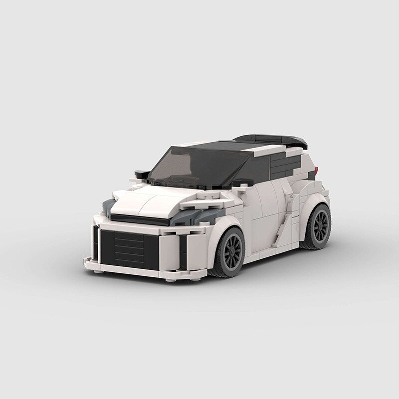Набор игрушечных моделей MOC puzzle toy, креативная сборка автомобиля Yaris BL09044, подарок для детей
