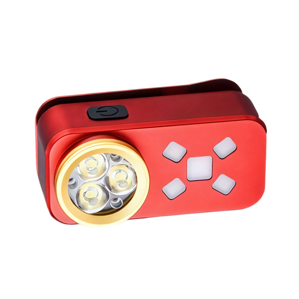 Мощный фонарик с креплением на клипсе, уровень яркости 500, Дальность броска 120 метров