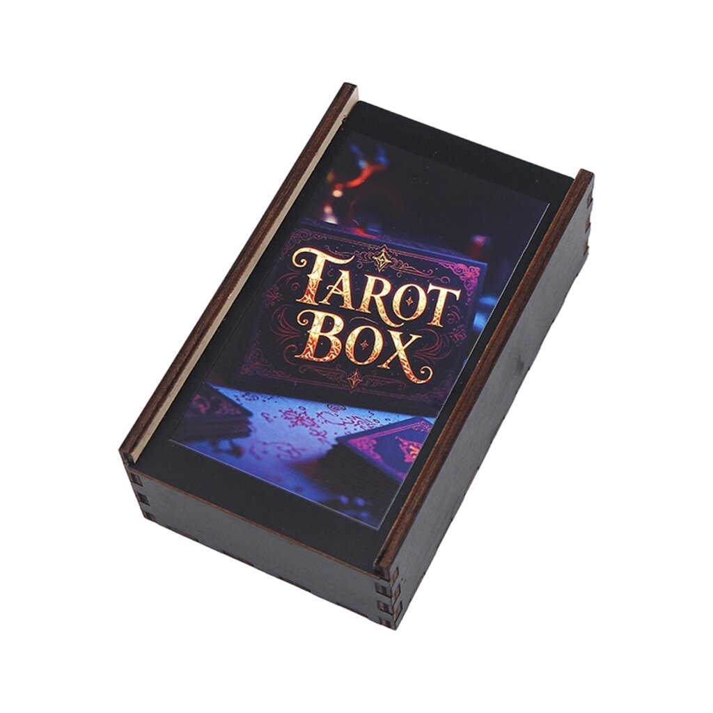 Банка для хранения карт Таро Футляр для карт-органайзеров Таро Пустой ящик для хранения игровых карт