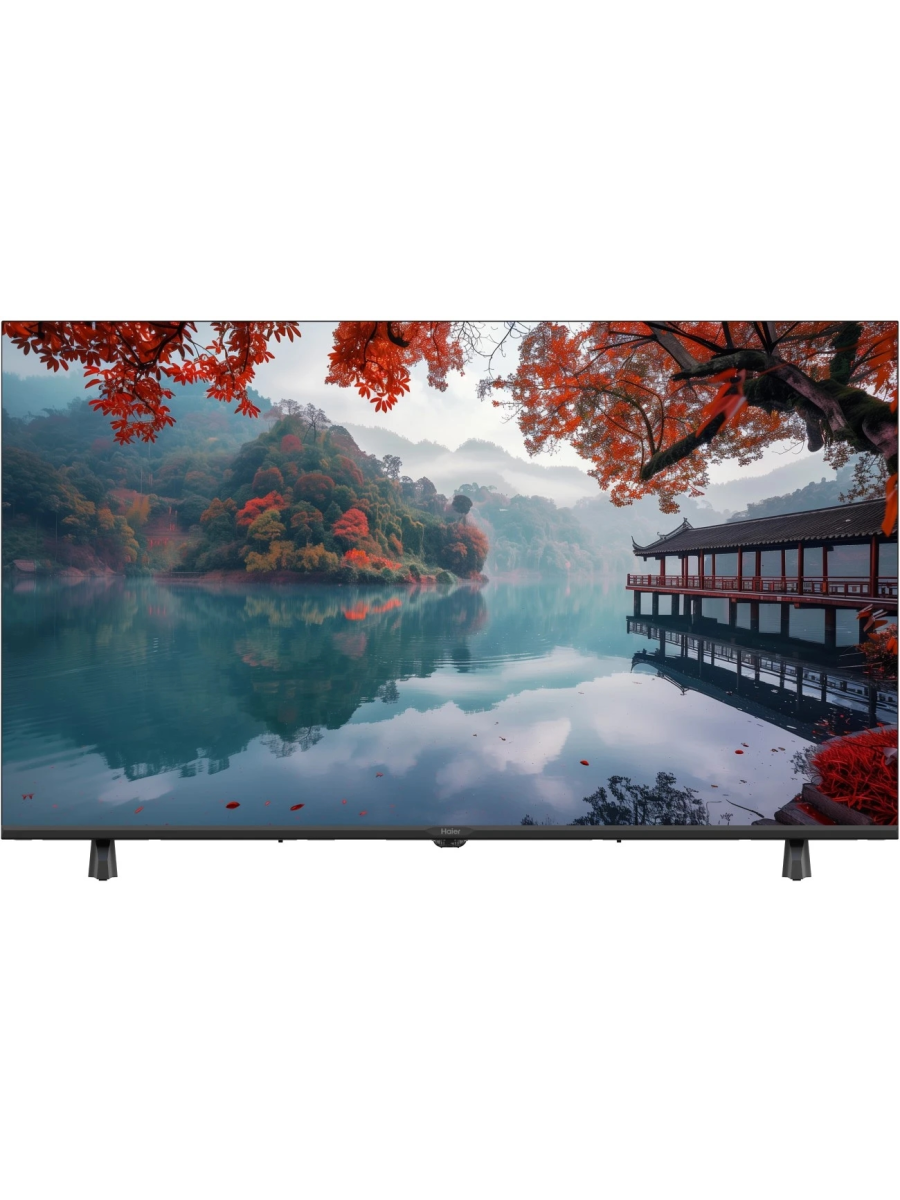 Телевизор Haier LED H1 43" LED, 4K Ultra HD, черный, смарт ТВ, Android TV