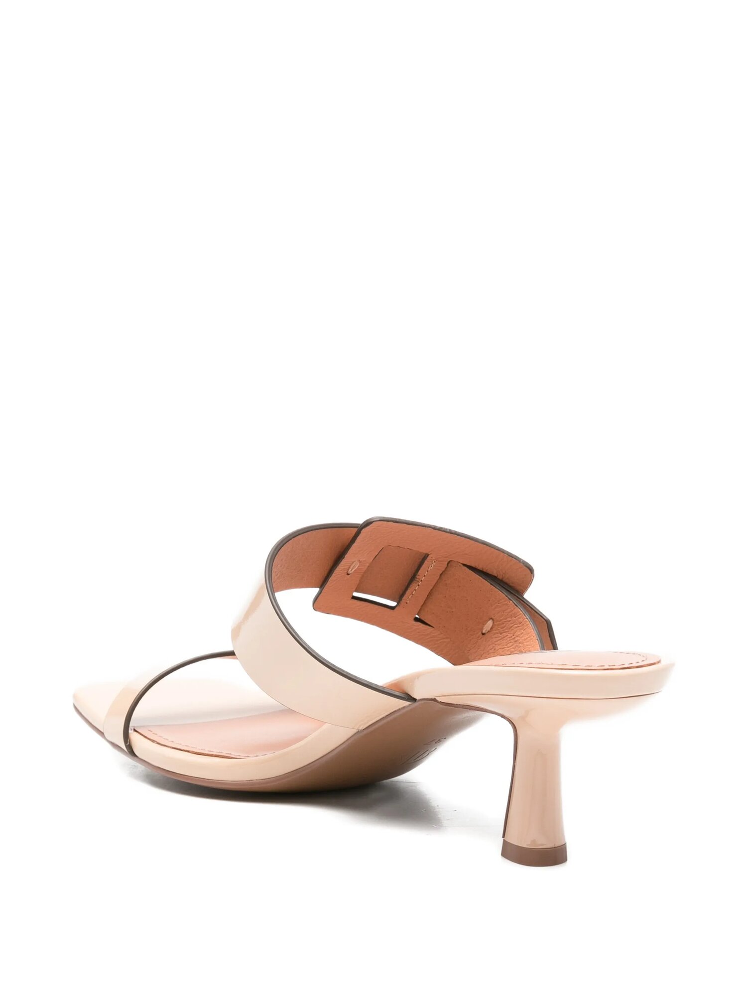 Мюли Bibi Lou Buckled leather mules, размер 40, разноцветный — фото 1