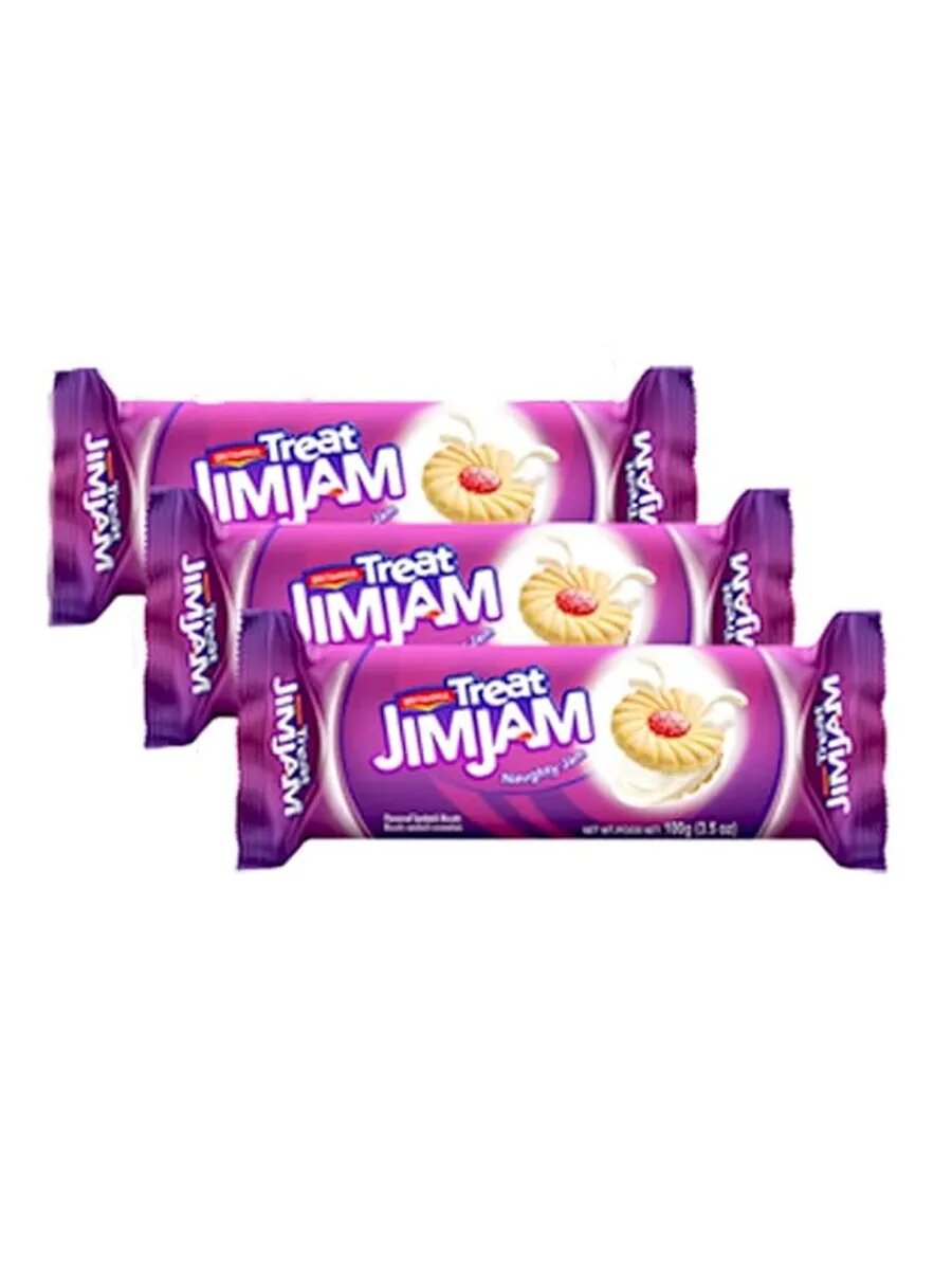 BRITANNIA JIMJAM/Печенье джим джем попс 3 x 138г)