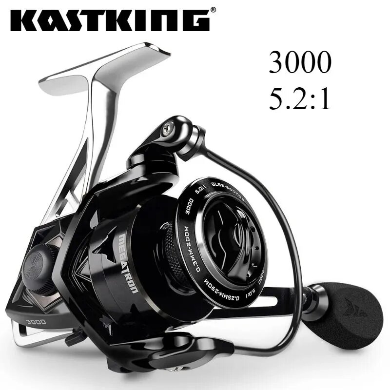 KastKing Megatron 3000 5.2:1 Катушка для рыболовных снастей