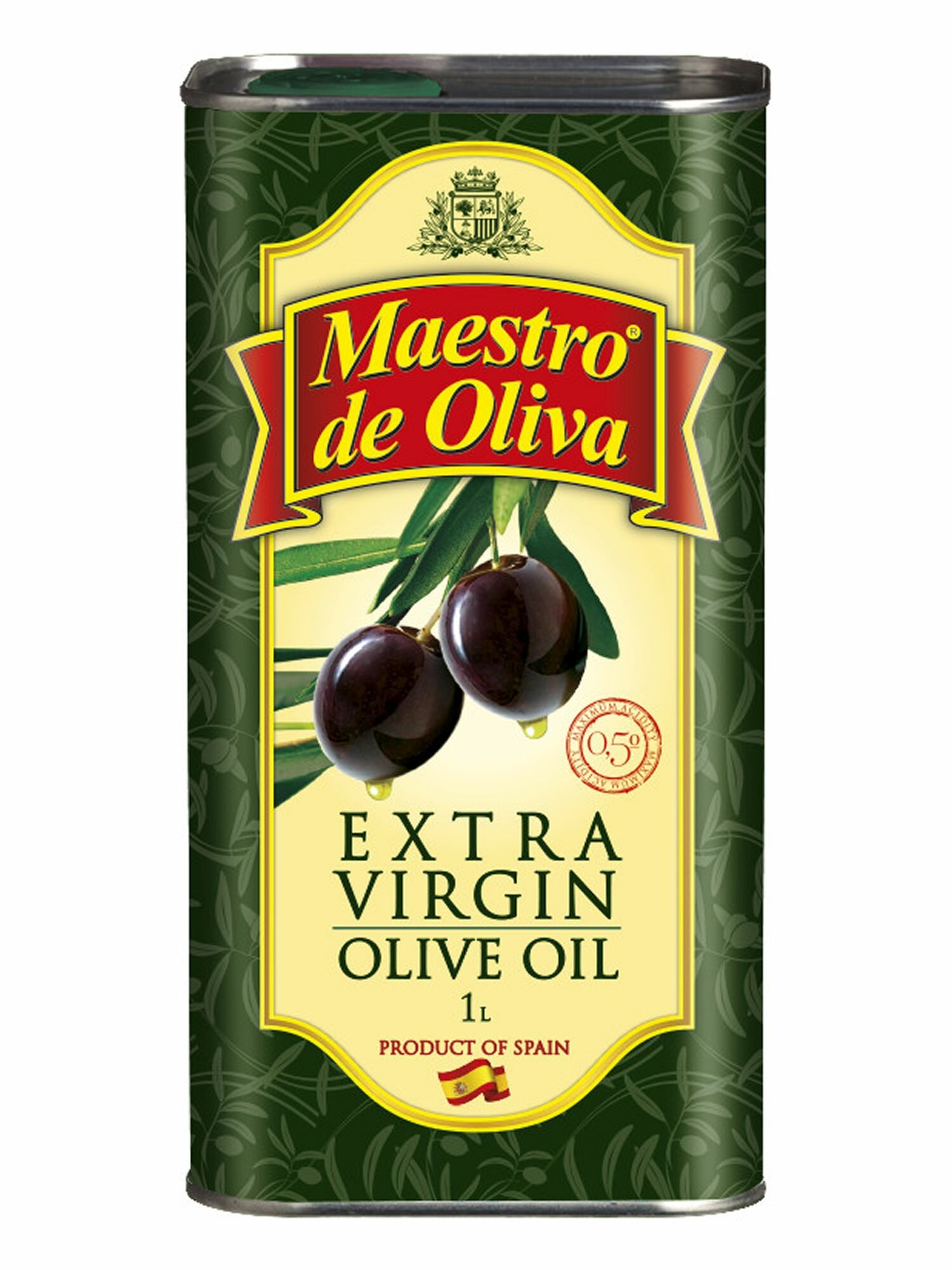 Масло оливковое Maestro de oliva Extra Virgin, 1л