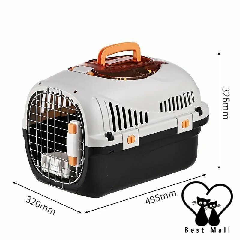 Чехол для переноски домашних животных (с люком в крыше, контейнером для корма и отделителем мочи)