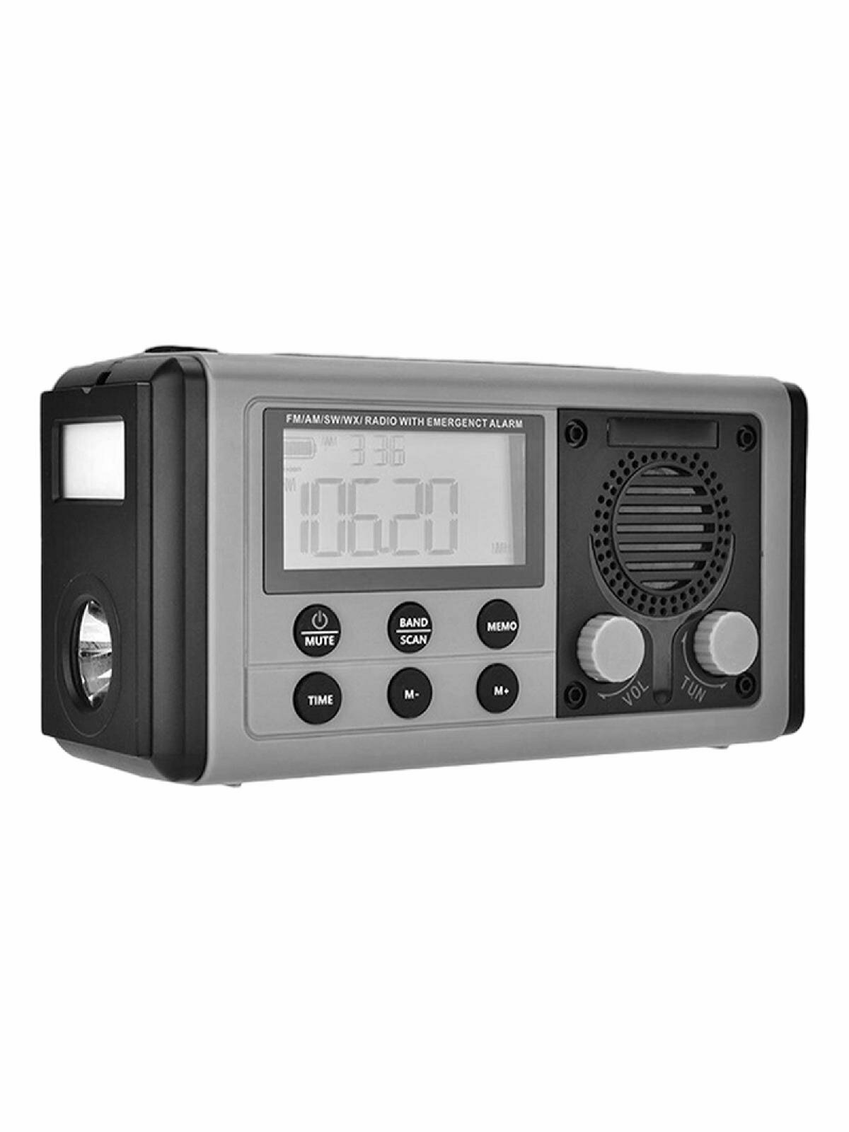 Многофункциональное радио с солнечными рукоятками Источник питания AM FM SW WX диапазон