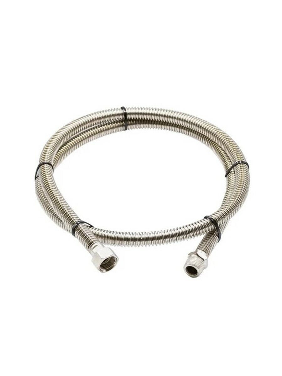 Гибкая подводка для газа сильфонная VRT 1/2" ВхН (длиной 1,2 м)