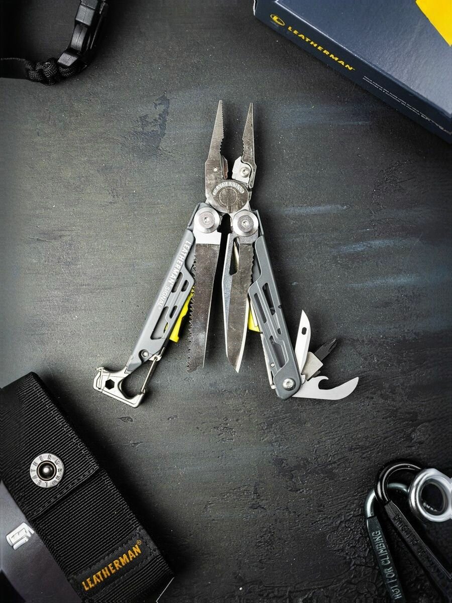 Мультитул Leatherman Signal Gray, 19 инструментов 832737