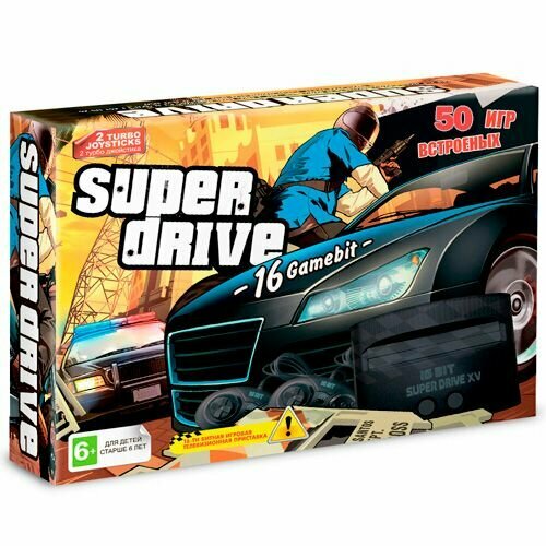 Игровая приставка 16-bit Super Drive GTA (50 игр)