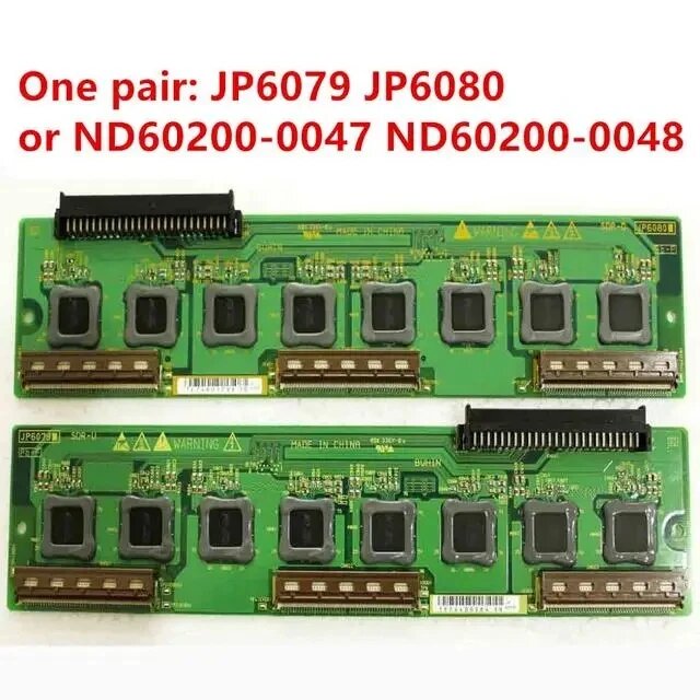 Оригинальная плата плазменного буфера ND60200-0047 ND60200-0048 JP6079 JP6080 Для 50PD9900 P50X101C
